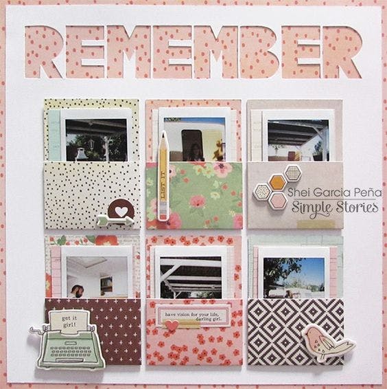 Easy scrapbook layout ideas to spark your imagination! | LoveCrafts