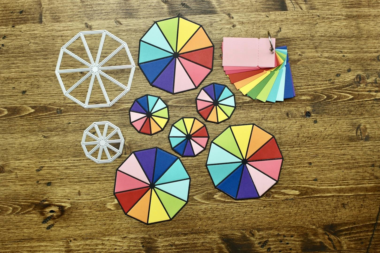 Three ways to create awesome rainbow elements with cardstock | LoveCrafts