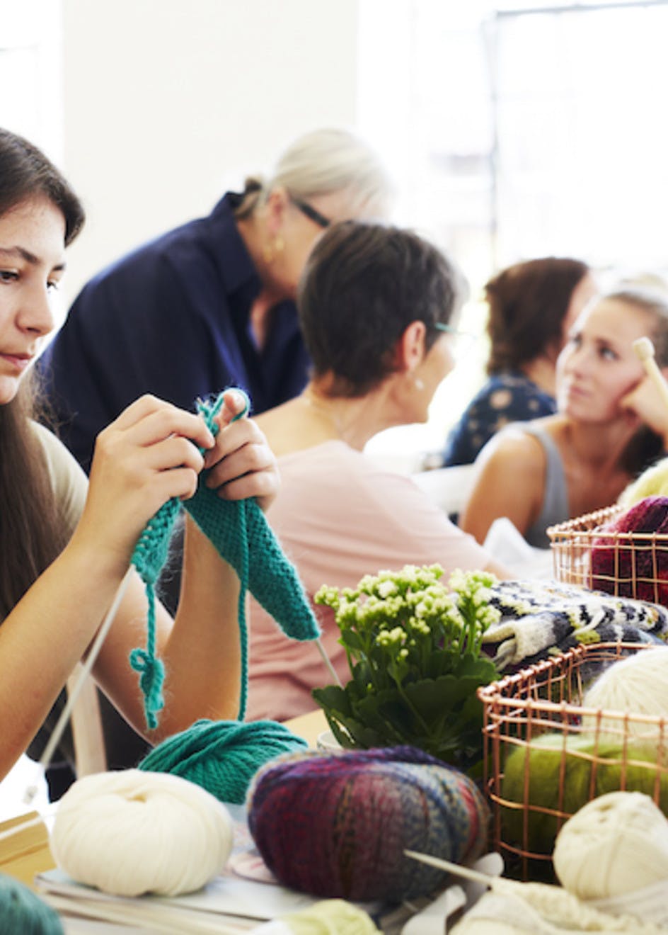 Knitting for mindfulness | LoveCrafts