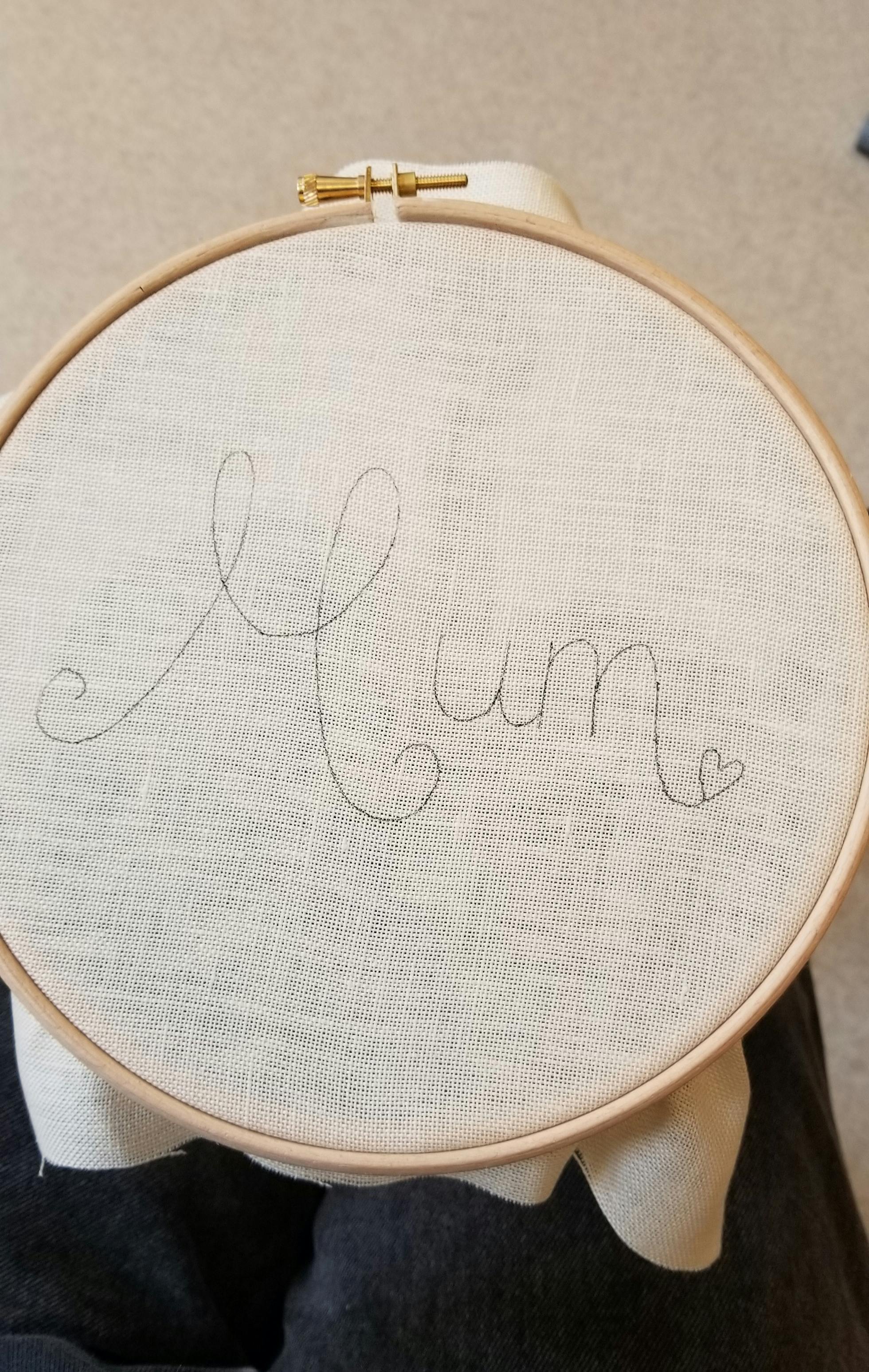 Celebrate Mother's Day with Embroidery - a step by step tutorial by ...