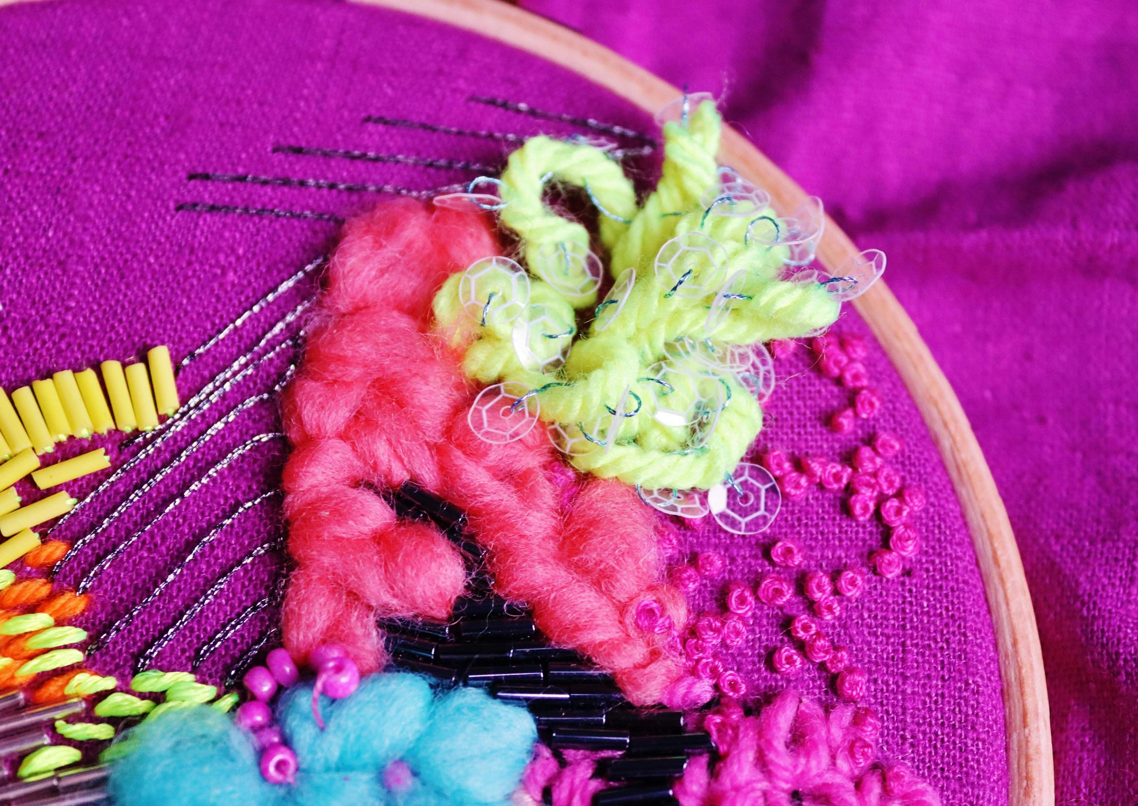 Relax, and stitch a mindful embroidery piece | LoveCrafts