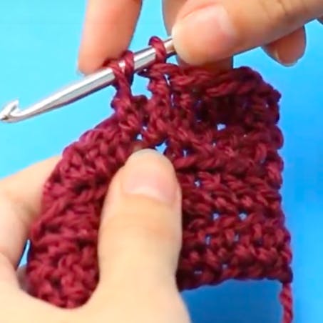 How to front post treble stitch (fptr) | LoveCrafts