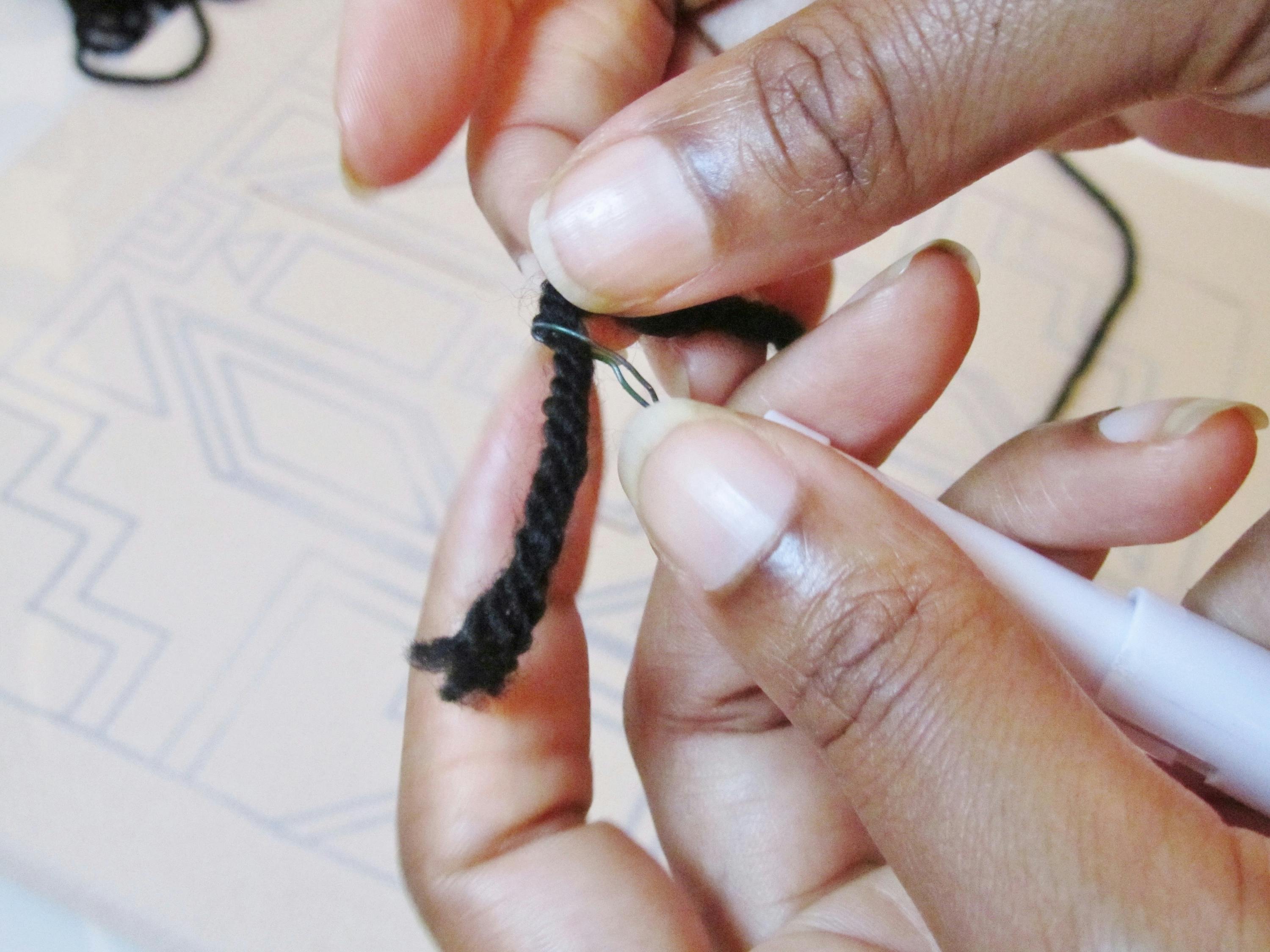 Geometric punch needle pattern tutorial | LoveCrafts