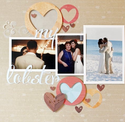 Wedding Scrapbook Page Layout Ideas | LoveCrafts