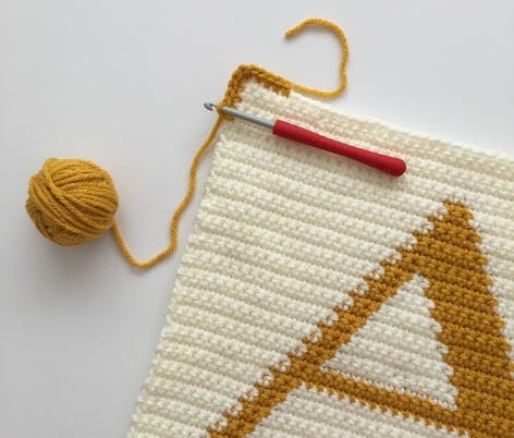 Learn how to crochet intarsia Alphabet Cushions with Chloe Bailey ...