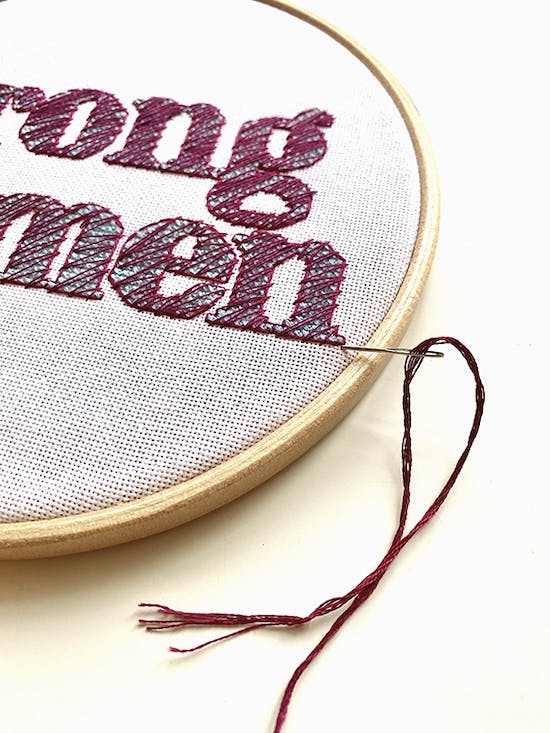 Stitch a Strong Women Embroidery this International Women's Day ...