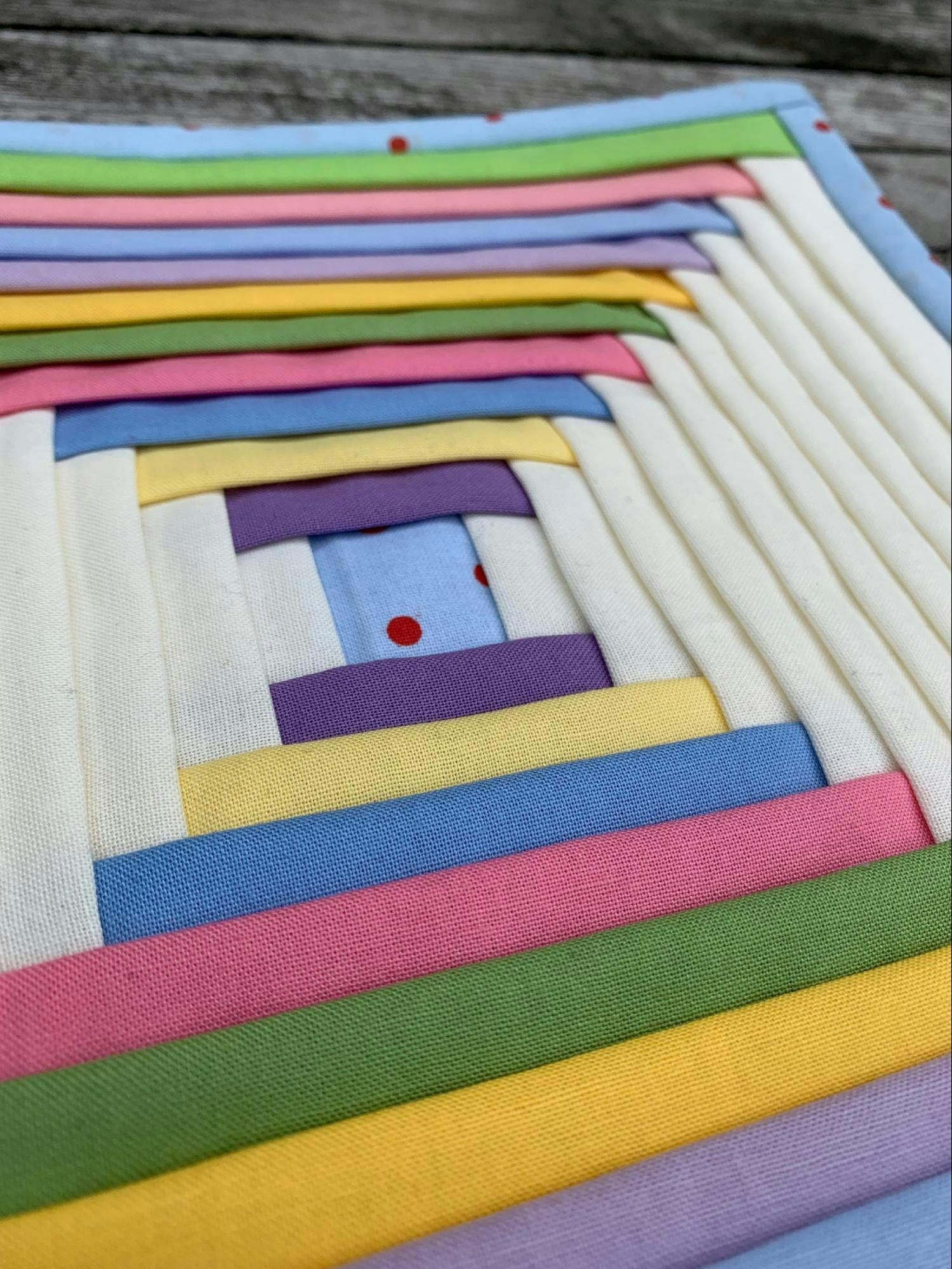 How to Make a Manx Log Cabin Quilt | LoveCrafts