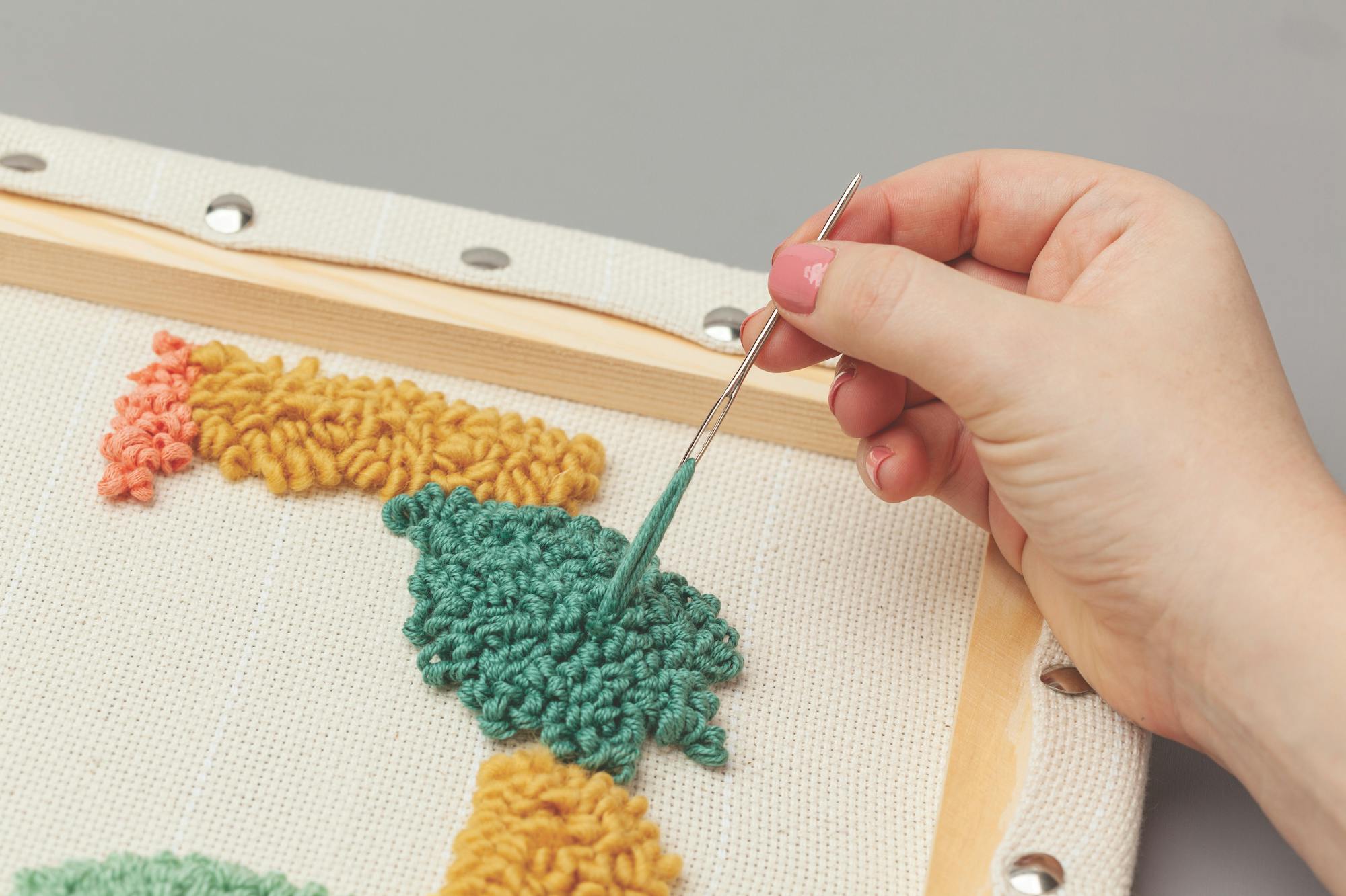 Punch Needle Wall Hanging Trio | LoveCrafts