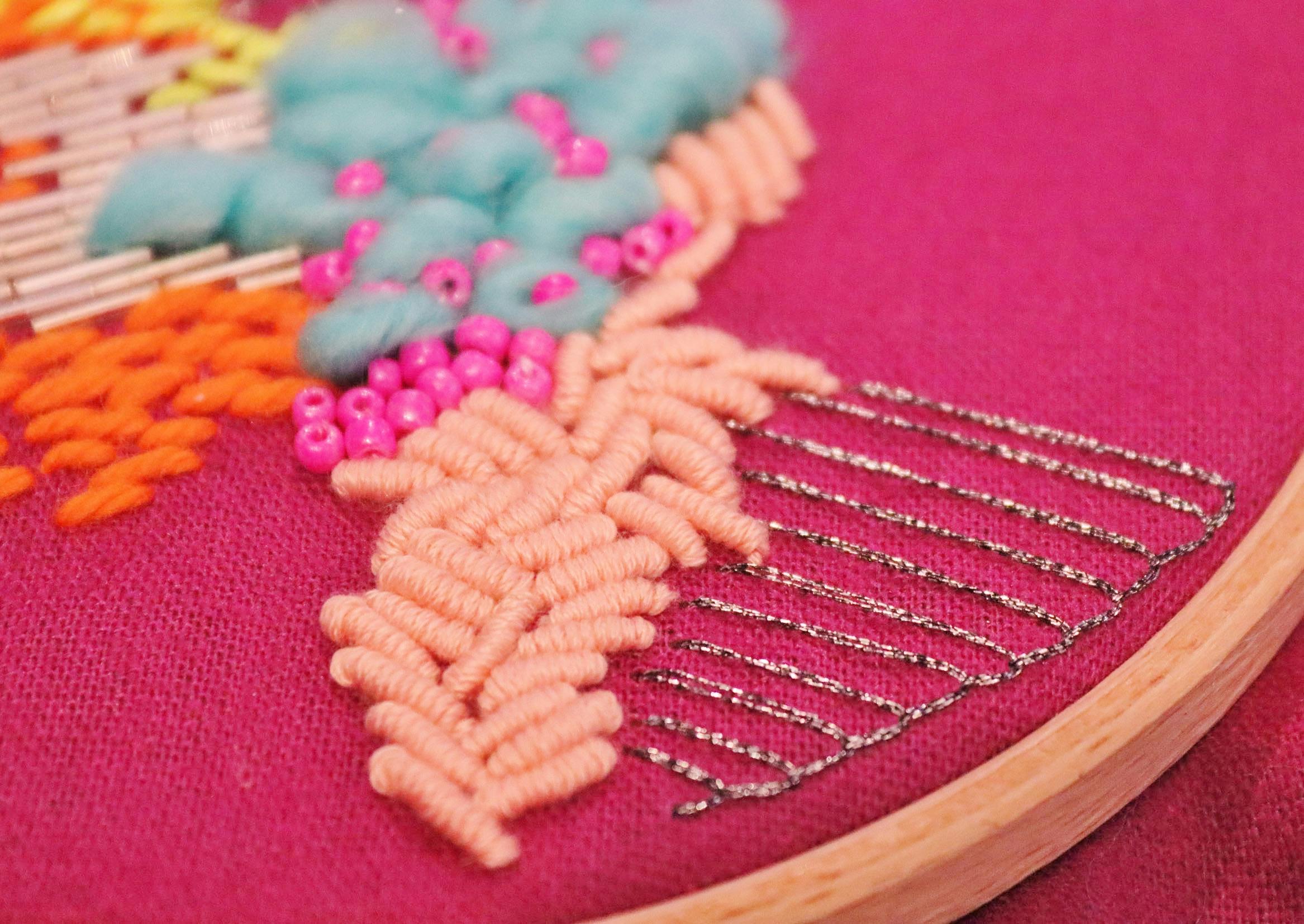 Relax, and stitch a mindful embroidery piece | LoveCrafts