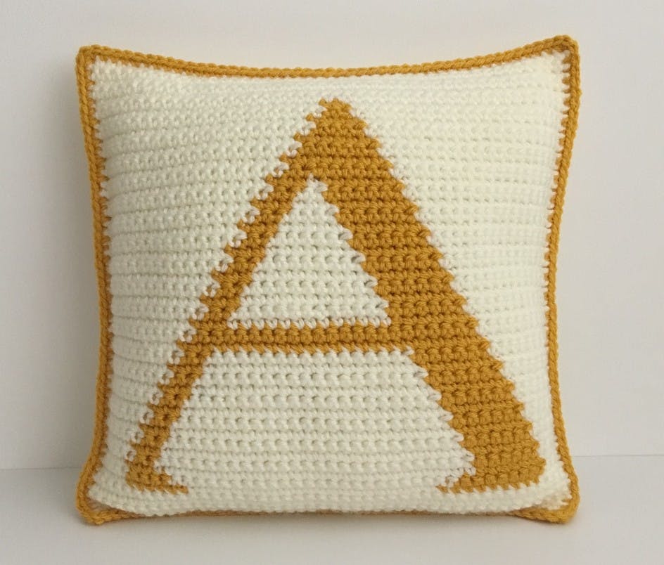 Learn how to crochet intarsia Alphabet Cushions with Chloe Bailey ...