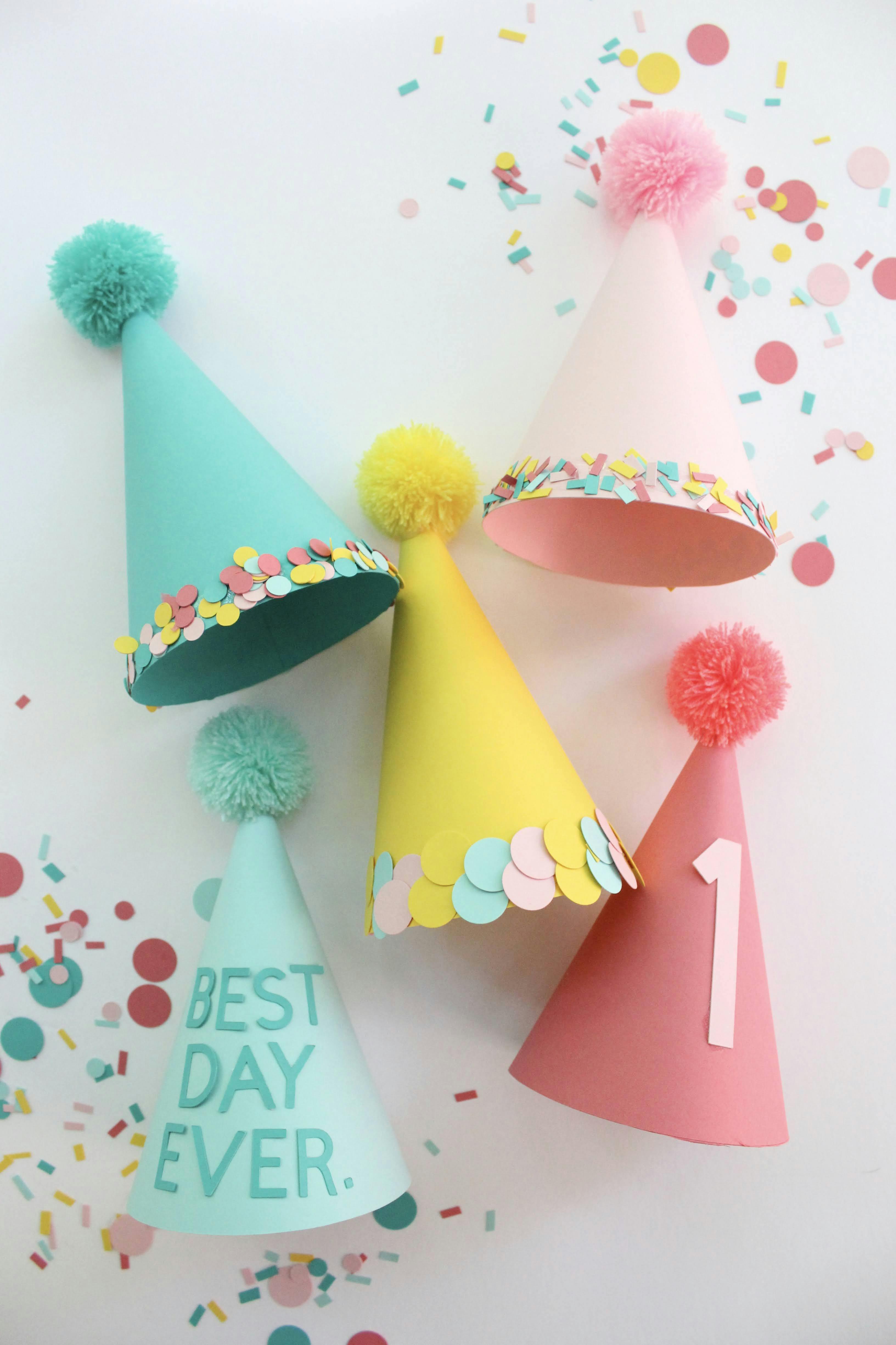 DIY Paper Party Hats | LoveCrafts