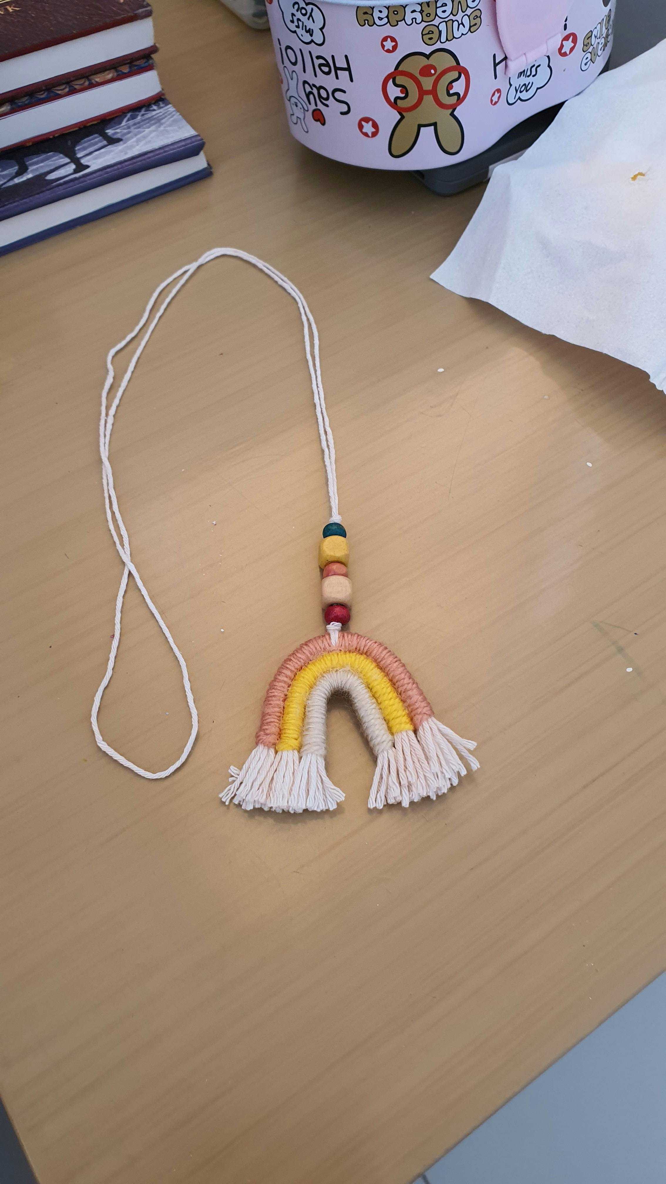 How to make a magical macramé rainbow | LoveCrafts