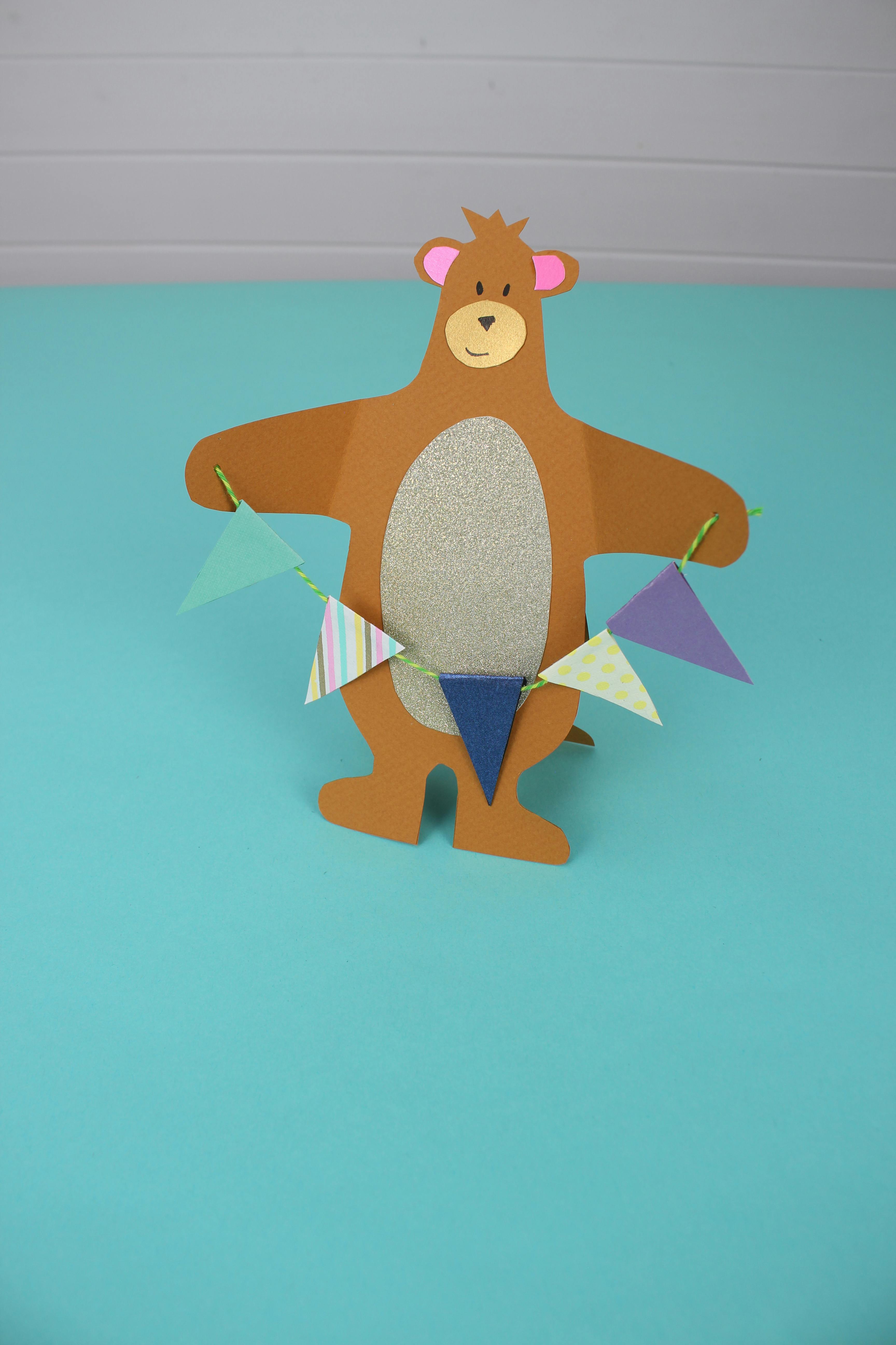 Father's Day papa bear card tutorial! | LoveCrafts