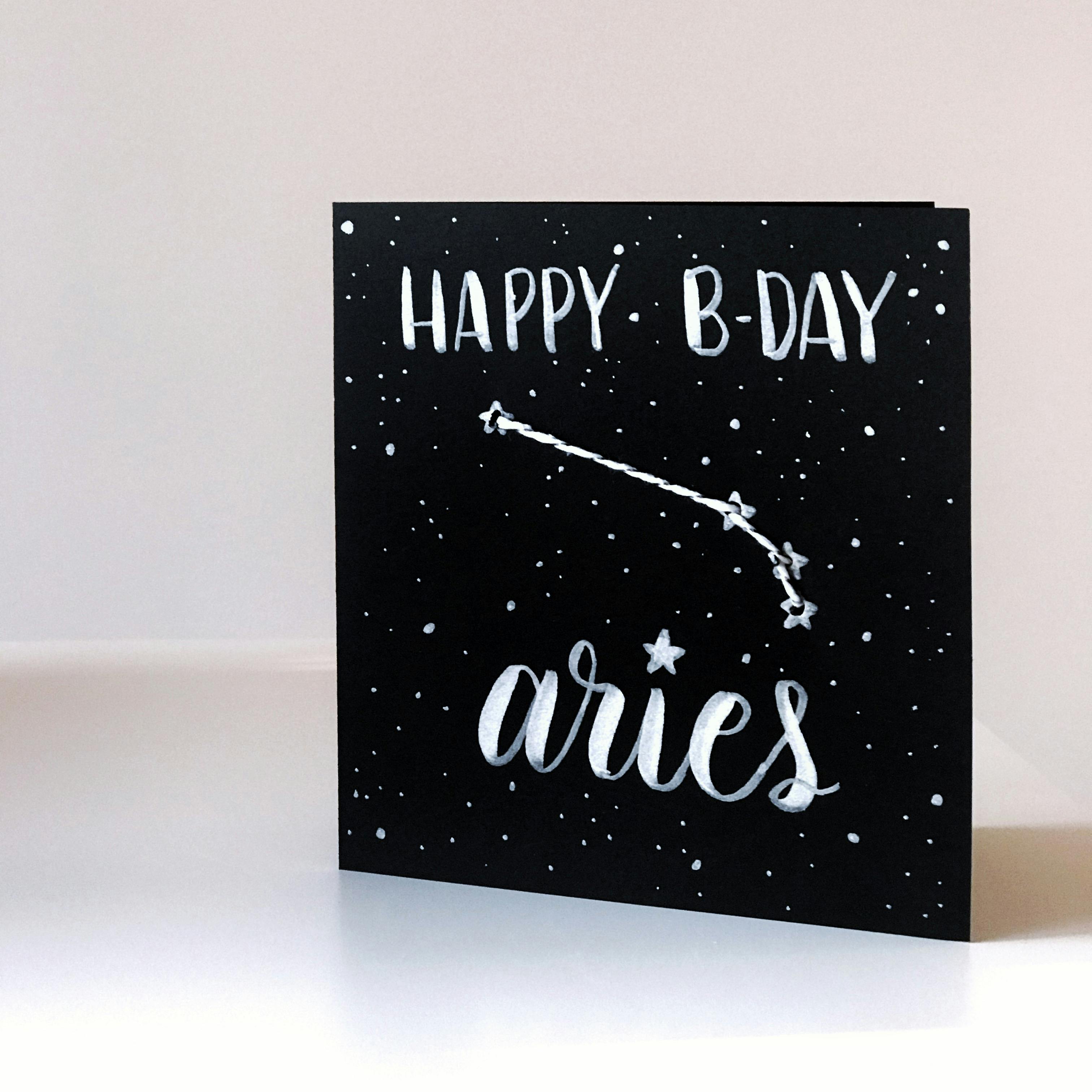 Make a unique constellation birthday card - free tutorial! | LoveCrafts