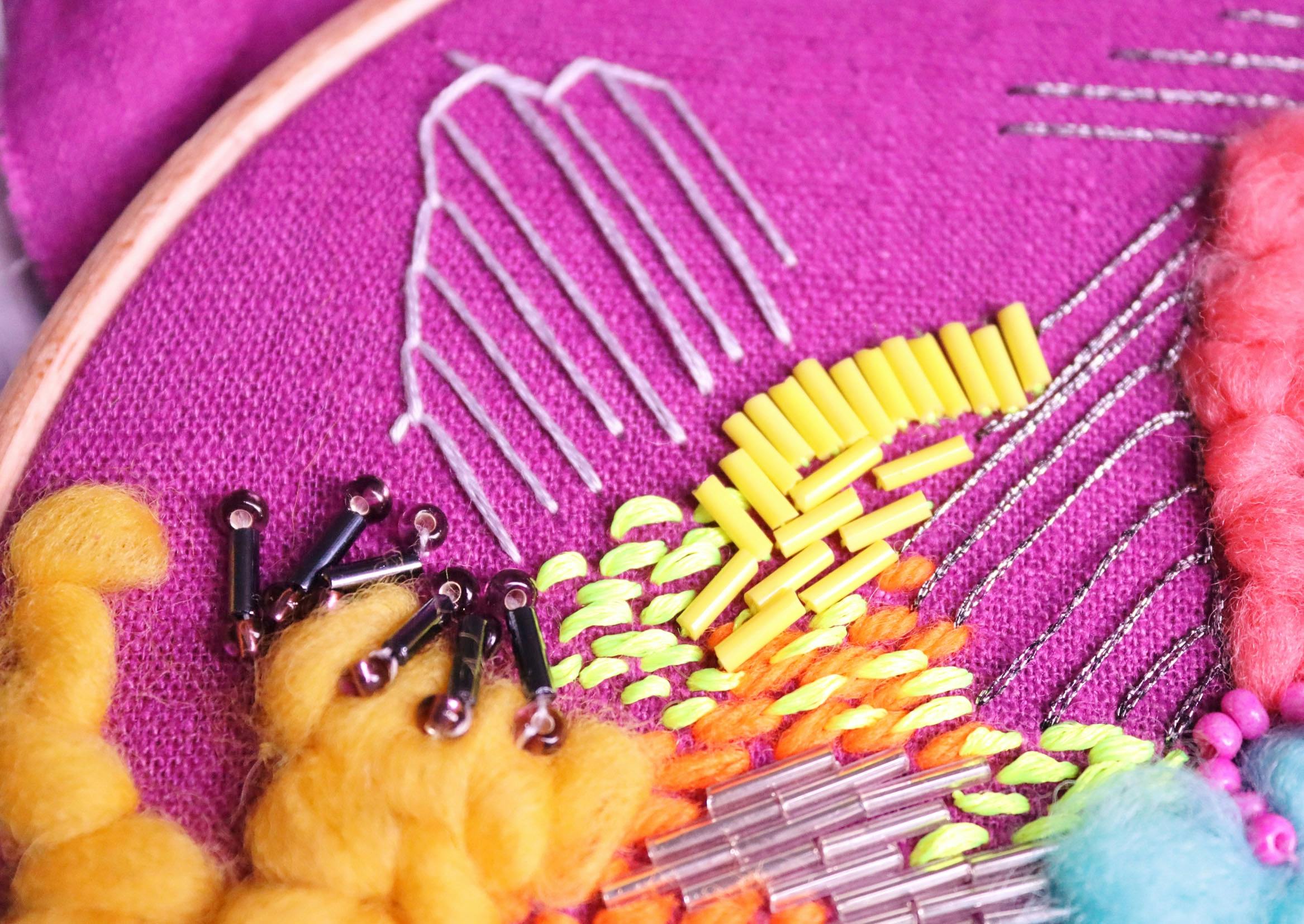 Relax, and stitch a mindful embroidery piece | LoveCrafts