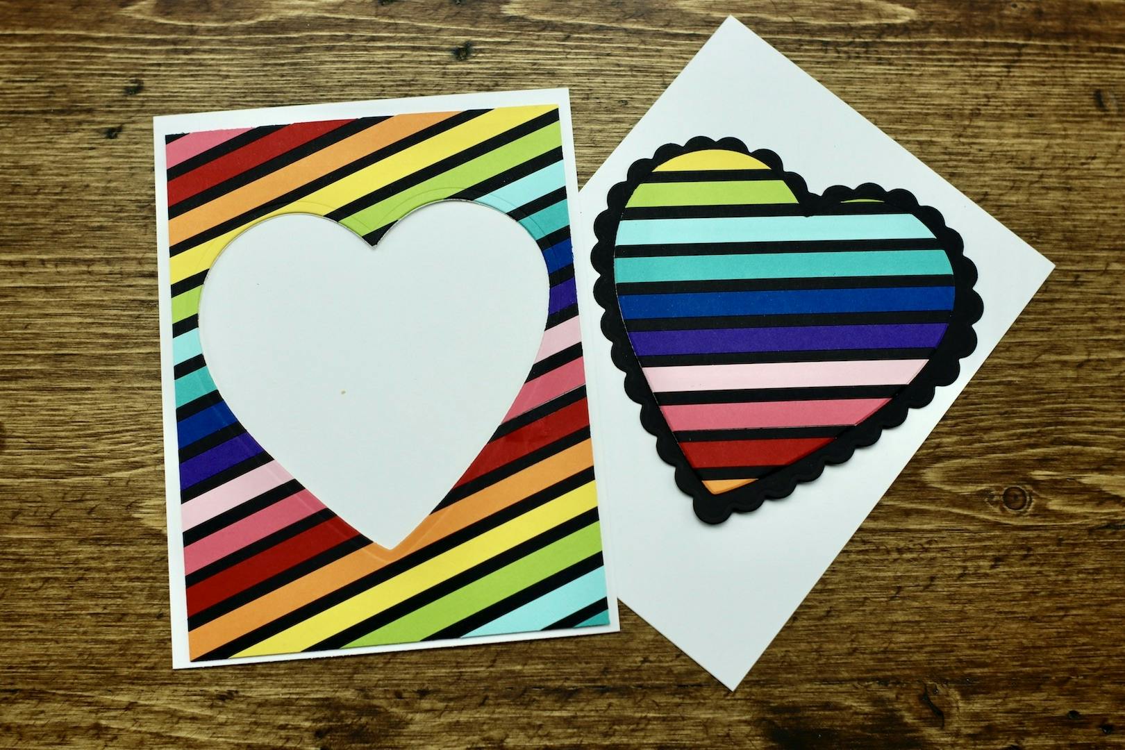 Three ways to create awesome rainbow elements with cardstock | LoveCrafts