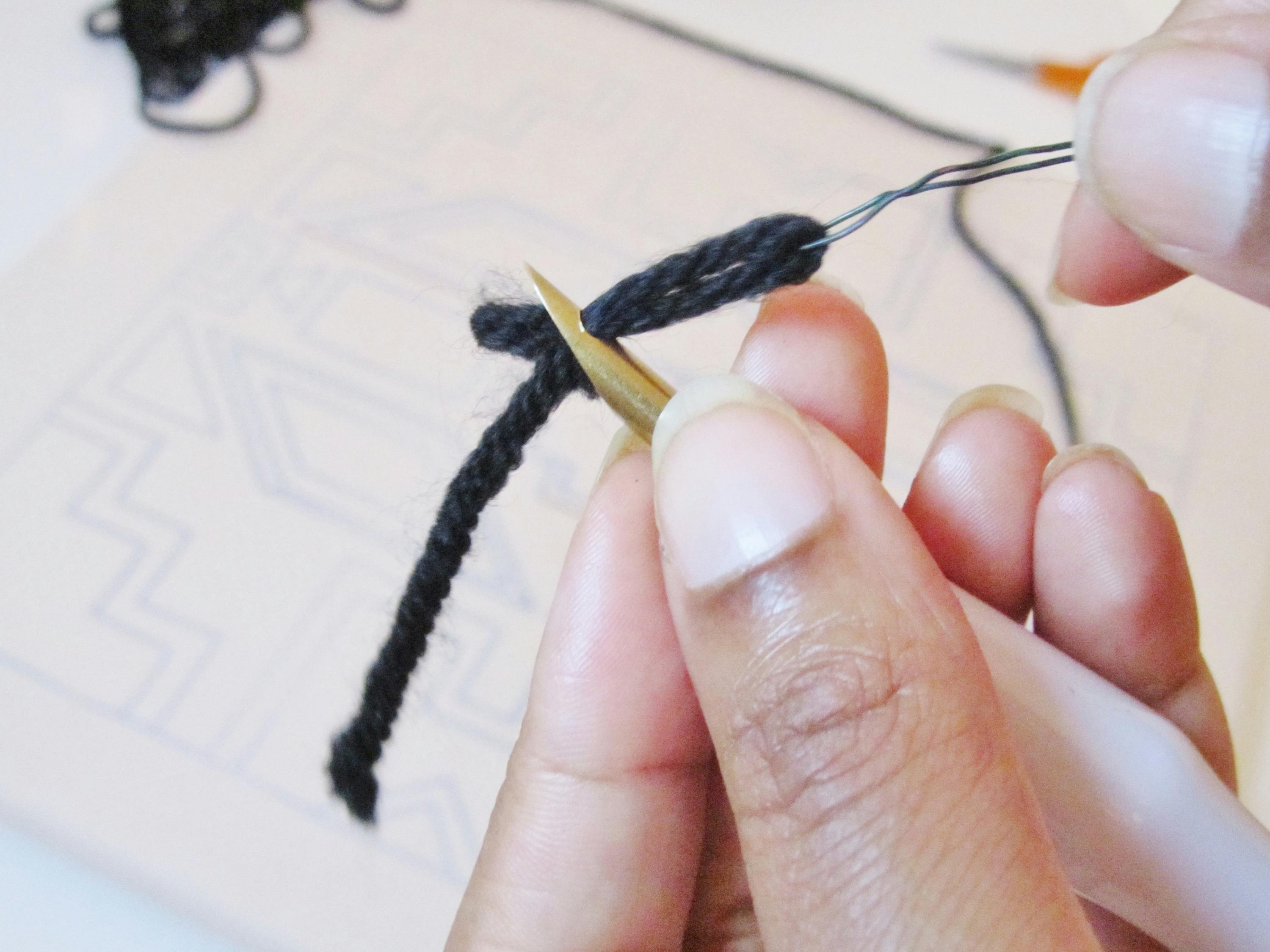 Geometric punch needle pattern tutorial | LoveCrafts