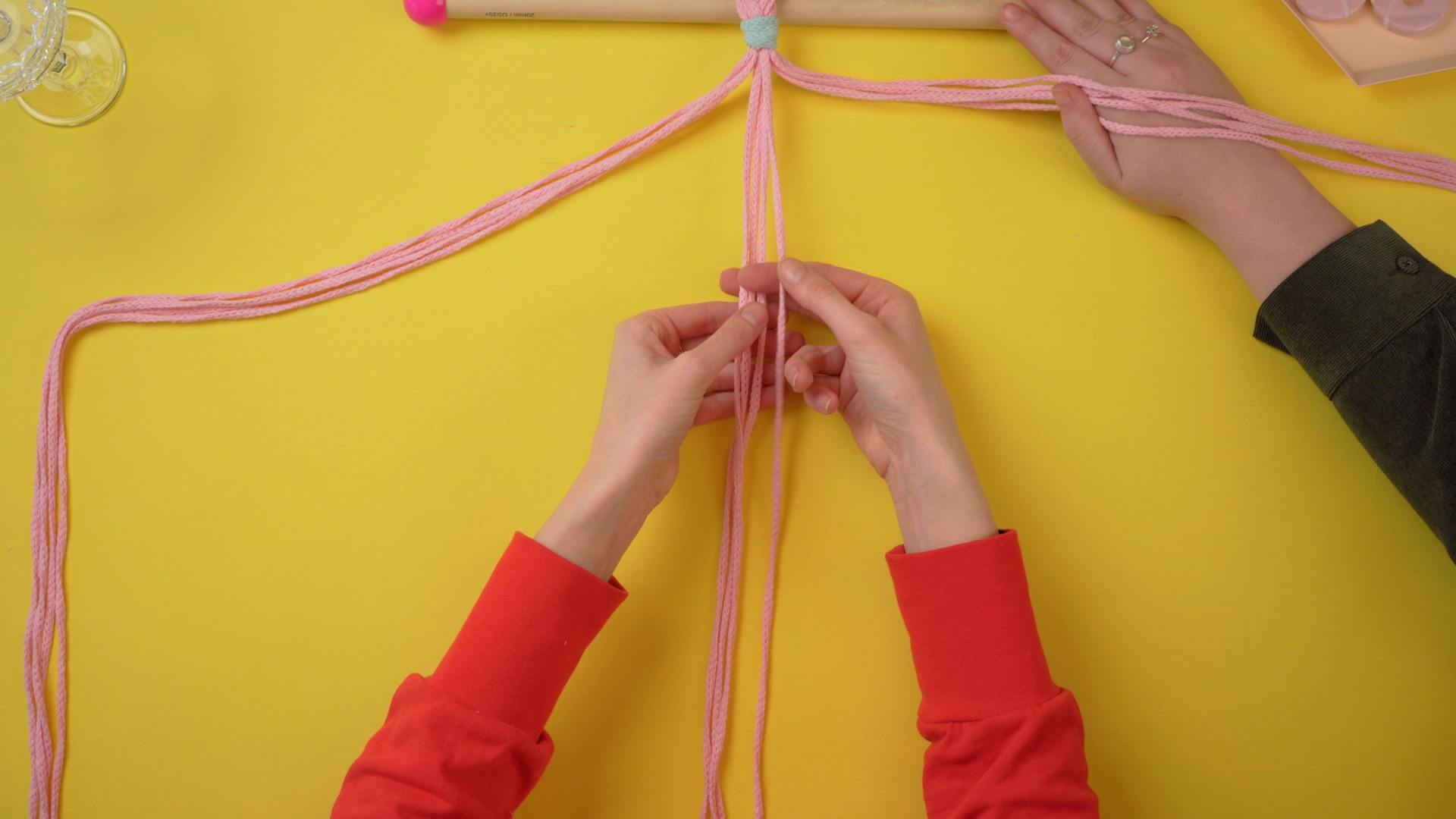 DIY Macrame Bottle Holder Tutorial | LoveCrafts