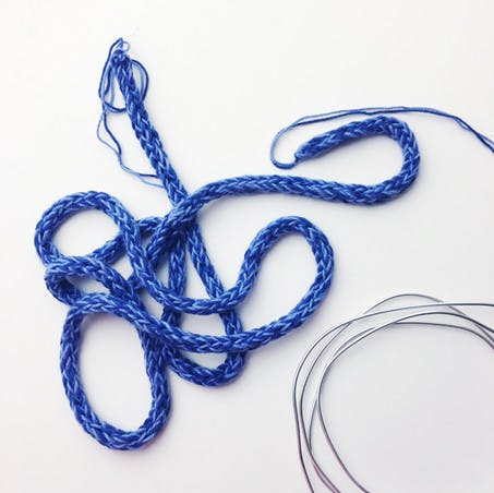 How to French knit a decorative word | LoveCrafts