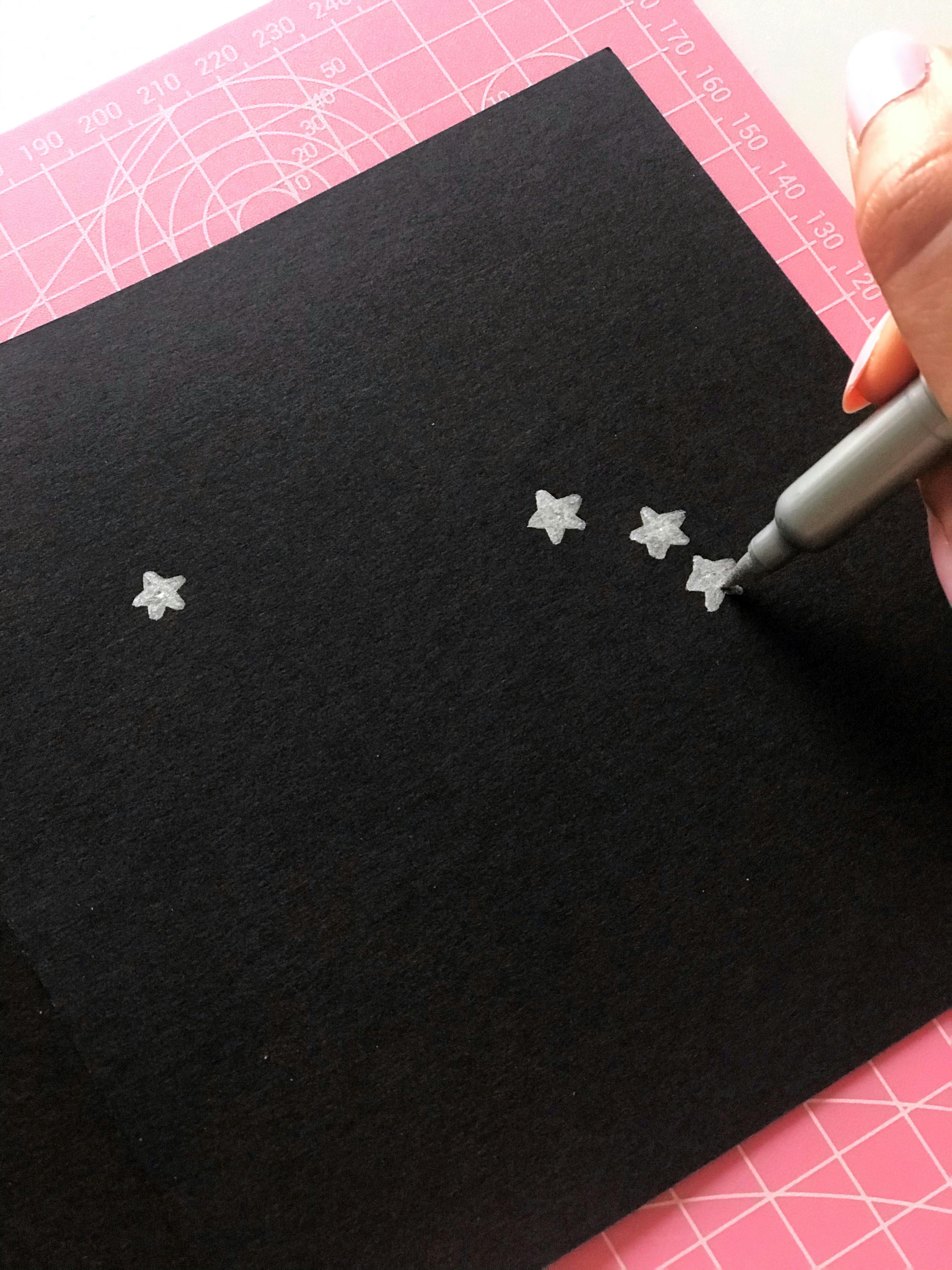 Make a unique constellation birthday card - free tutorial! | LoveCrafts