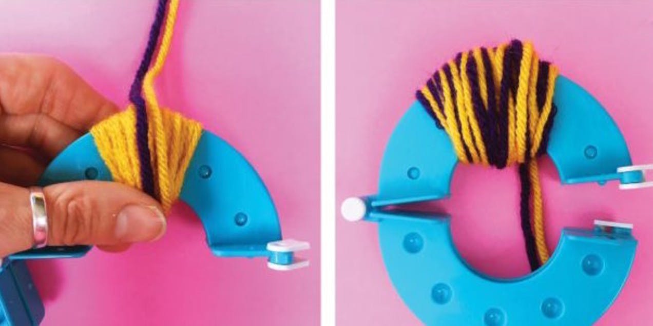 Make spring flower pom poms | LoveCrafts