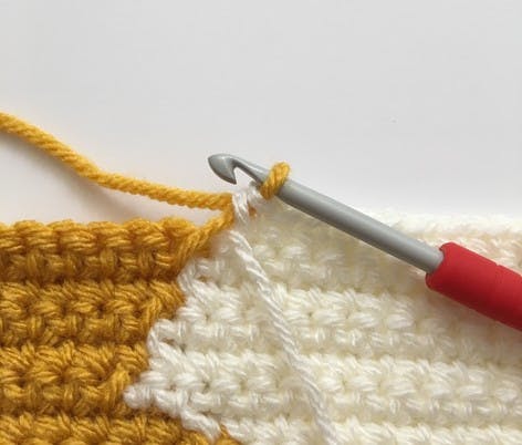 Learn how to crochet intarsia Alphabet Cushions with Chloe Bailey ...