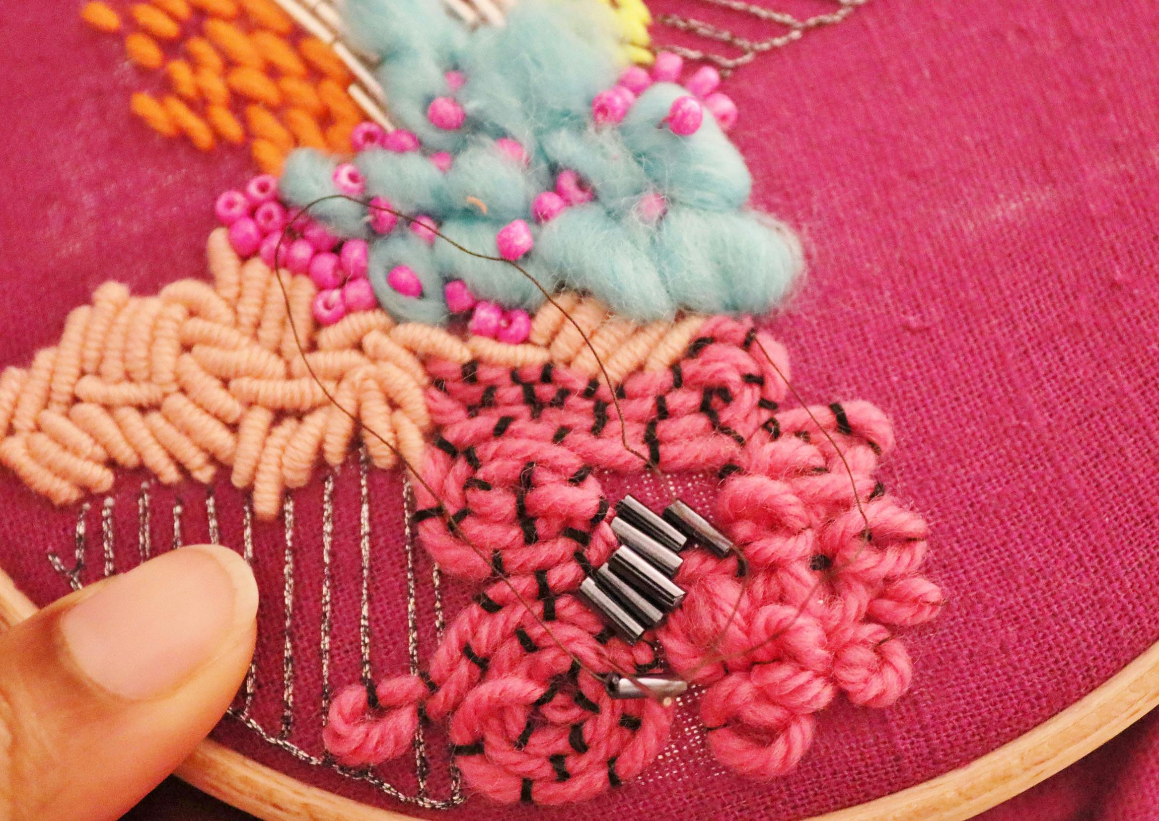 Relax, and stitch a mindful embroidery piece | LoveCrafts