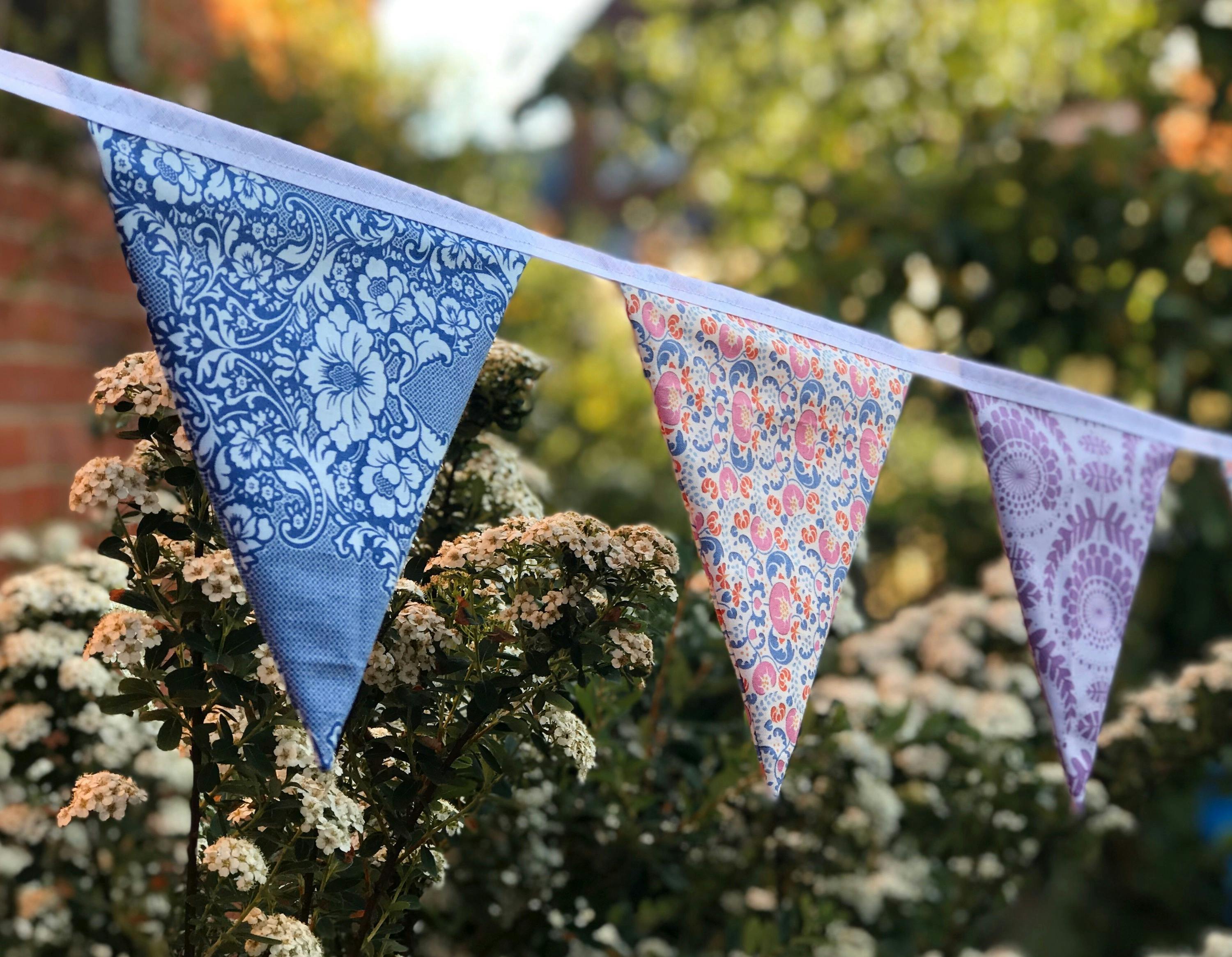 Free beautiful bunting sewing tutorial | LoveCrafts