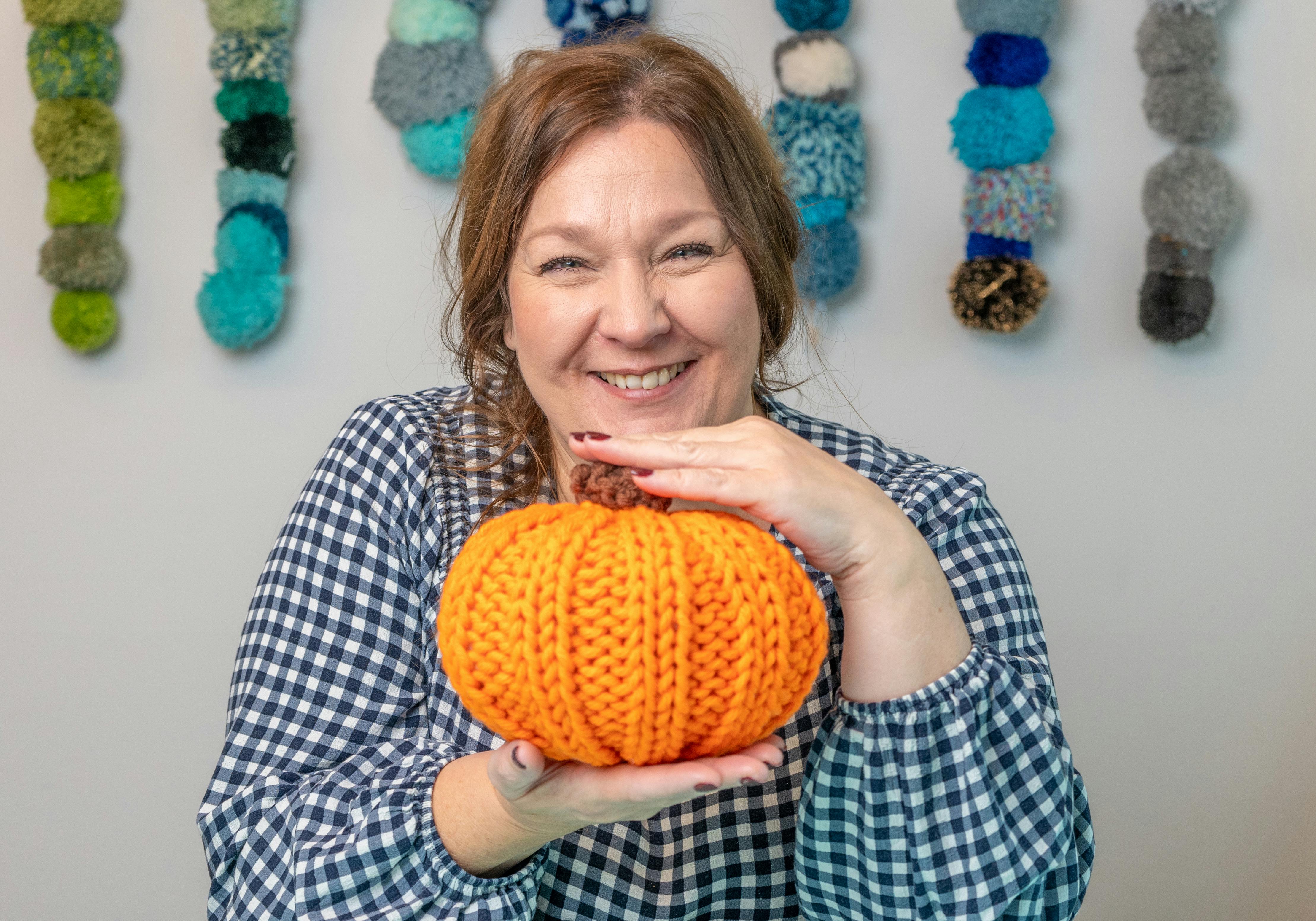 How to Knit a Pumpkin | Free Pumpkin Pattern! | LoveCrafts